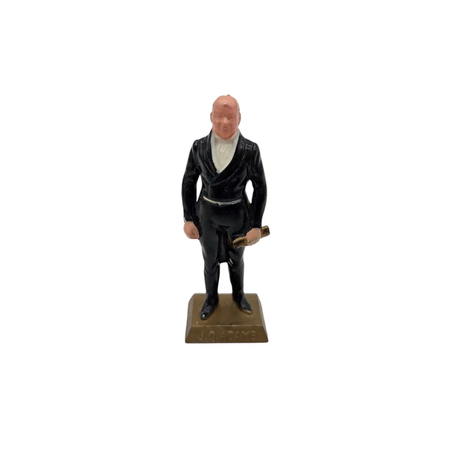 PRESIDENT JOHN QUINCY Adams Vintage 1960s Marx Presidents 2.5" Figure ...
