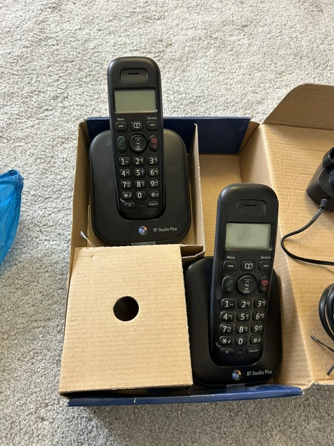 BT STUDIO PLUS 5100 Cordless Twin Handset Phones Used Good Condition ...