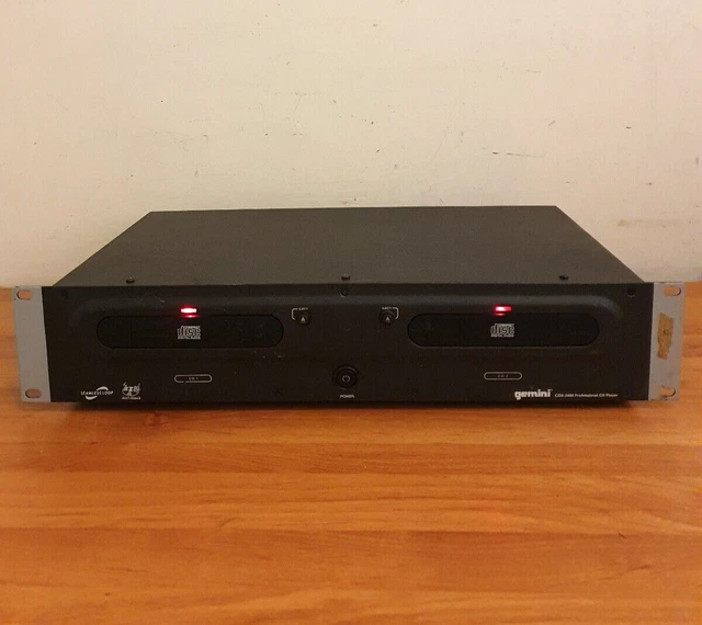 GEMINI CDX-2400 PROFESSIONAL Dual CD Player, Rack Mounted, CD2 Not ...