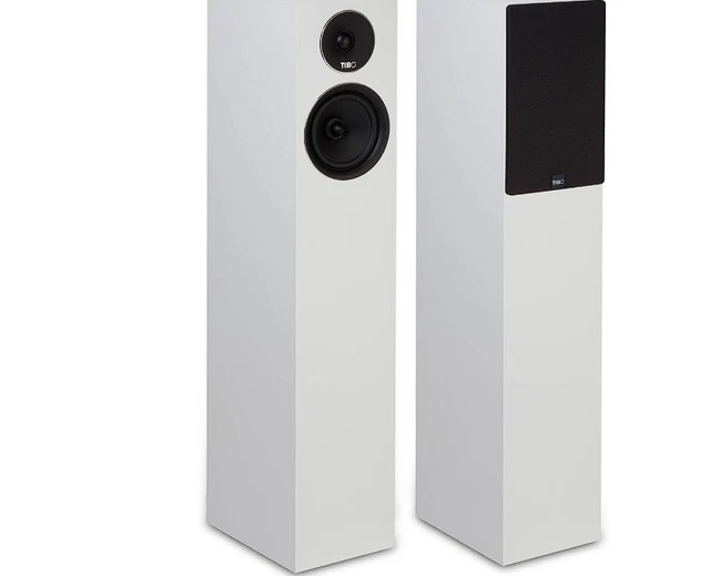 TIBO HARMONY 8 Passive Hi-Fi Floor Standing Speakers 200W, White- A £ ...
