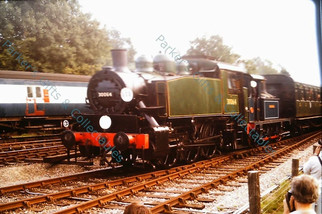 RAILWAY TRAIN SLIDE 35mm Railway Steam Locomotive No 30064 (L17-20a) £2 ...
