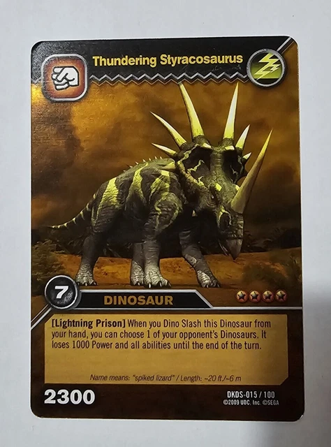 Dinosaur King Rare Card FOR SALE! - PicClick UK