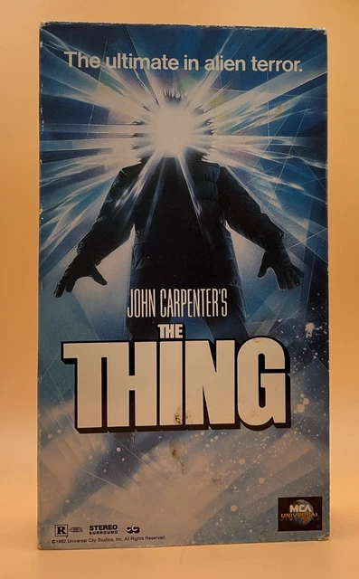 THE THING VHS 1982, 1996 Kurt Russell £39.57 - PicClick UK