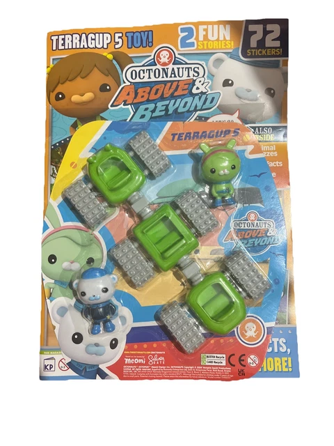OCTONAUTS MAGAZINE #154 2025 Stickers activites facts +Terra Gup 5 Toy ...