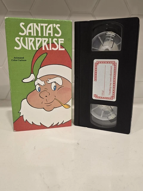 SANTA'S SURPRISE ANIMATED Cartoon VHS ** 1990 Front Row Video RARE @@P ...