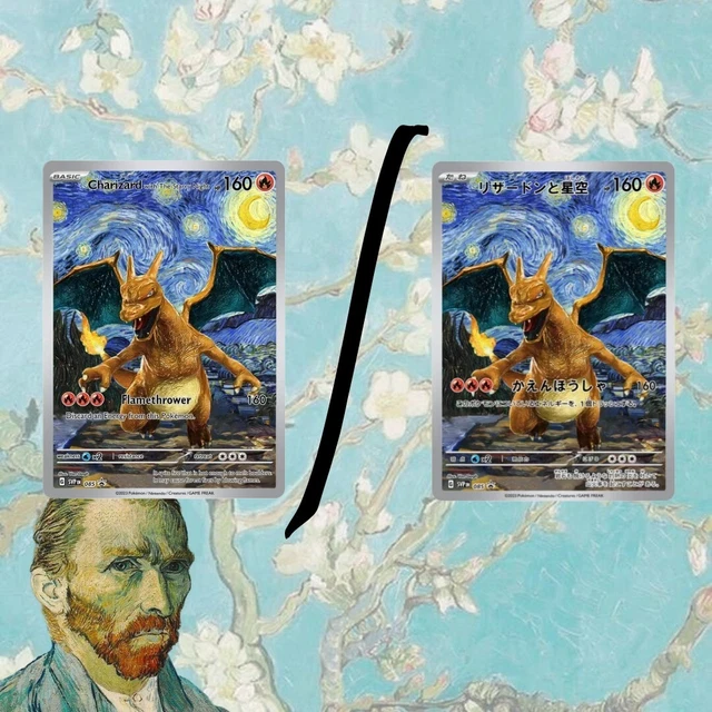 CHARIZARD WITH THE Starry Night | Van Gogh Pokémon Card | Jap. | #2 ...