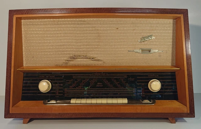 ANCIEN RADIO POSTE de à Tubes Gerufon Ultra Stéréo Gegentakt 61W 30er ...