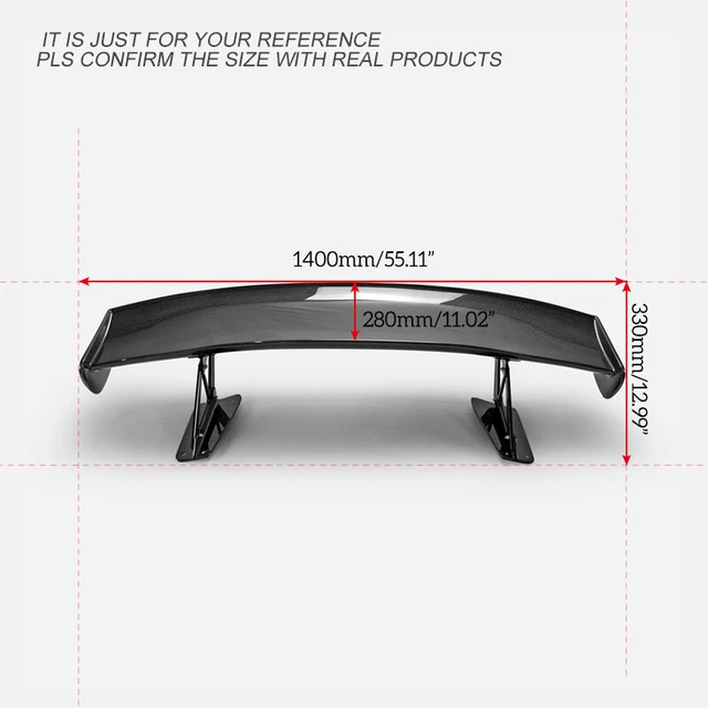 FOR MAZDA RX7 FD3S RE Style GT3 Carbon Fiber Rear Trunk GT Spoiler Wing ...