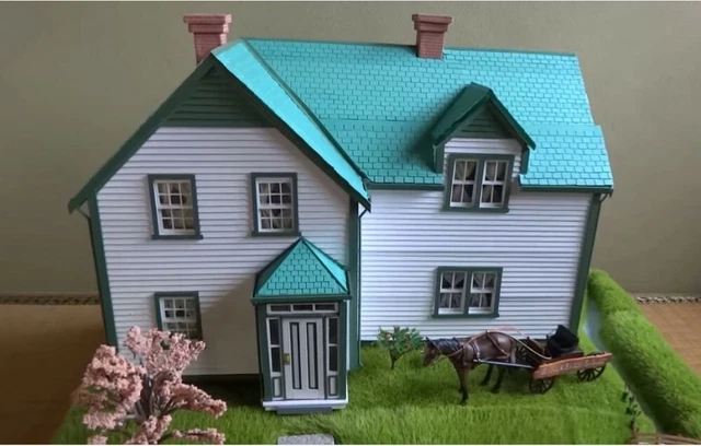 ANNE OF GREEN Gables Doll House 1/24 Scale Wooden Model Kit Set ...