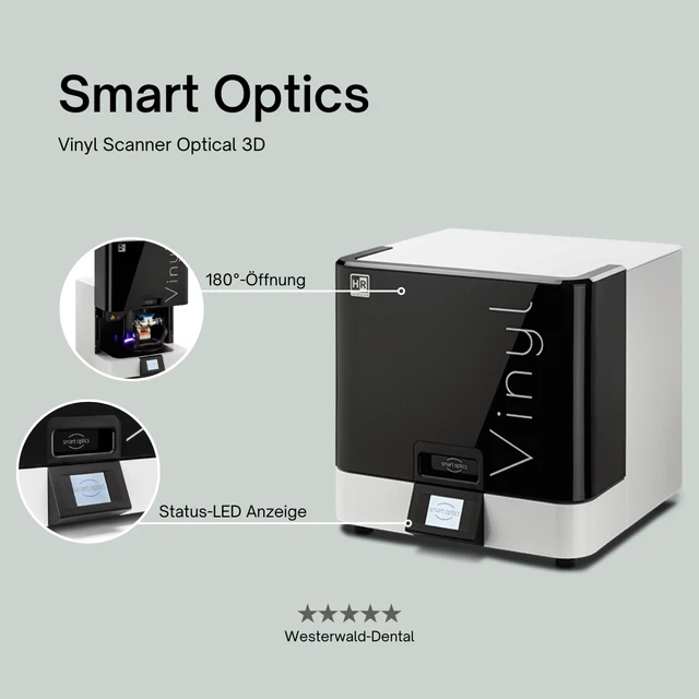 SMART OPTICS SCANNER Vinile Scanner Ottico 3D Alta Risoluzione Dentale ...