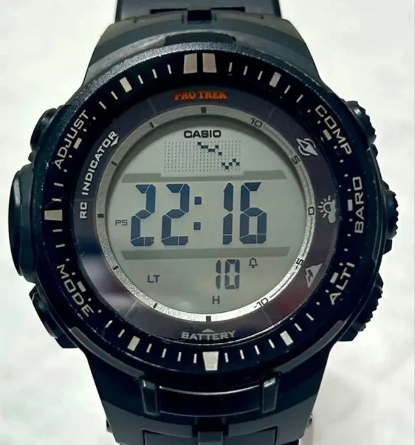 CASIO PRO TREK PRW-3000 Digital Watch 2025 Battery & Band Included £155 ...