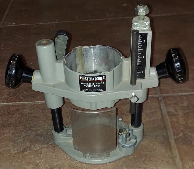 PORTER CABLE HEAVY Duty Plunge Router Base Model 6931 Type 2 Made in ...
