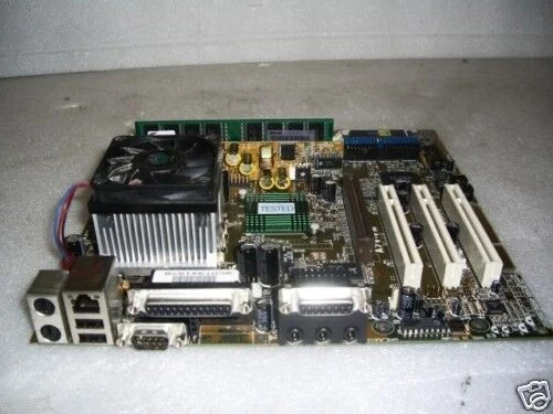 ASUS A7V-VM MOTHERBOARD Processor AMD A1000AMT3B 256MB RAM Used £356.81 ...