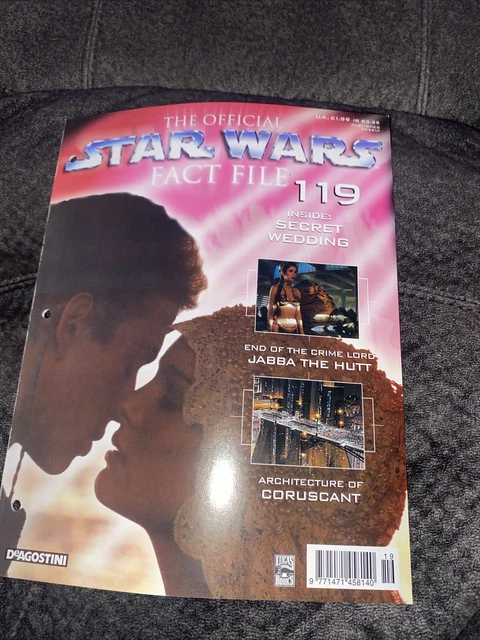 #119 STAR WARS Official Fact File DeAgostini Lucas Books VGC Jabba The ...