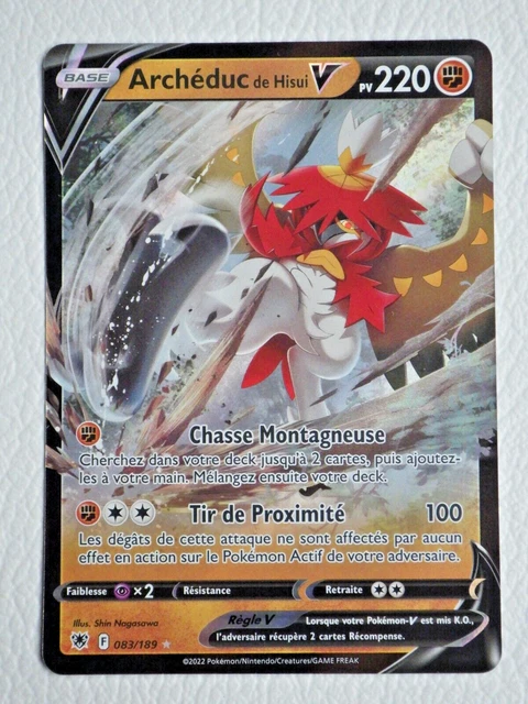CARTE POKEMON - Archéduc de Hisui V PV 220 083/189 - EB10 Astres Radieux - FR EUR 3,99 - PicClick FR