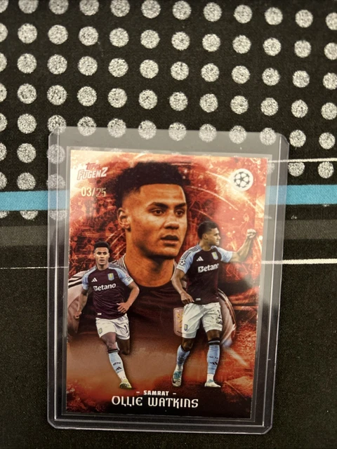 TOPPS FUGENZ 2025 Ollie Watkins /25 £1.13 - PicClick UK