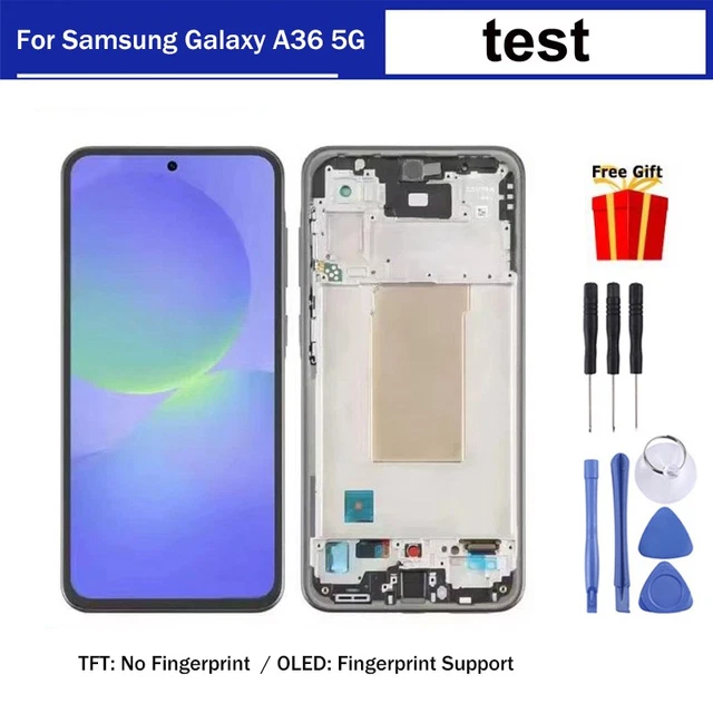OLED FOR SAMSUNG Galaxy A36 5G LCD Display Touch Screen Digitizer ...