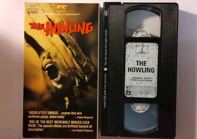 THE HOWLING VHS Horror 1981, Embassy Home Entertainment £18.82 ...