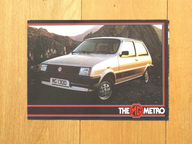 MG METRO - 1982 MG Re-Launch Original Brochure NEW £5.99 - PicClick UK