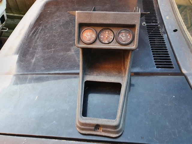 VW MK1 GOLF Gti Centre Console And Gauges Caddy Cabriolet black £175.00 ...