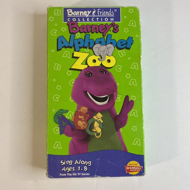 BARNEY - BARNEYS Alphabet Zoo (VHS, 1994) émission de télévision ...