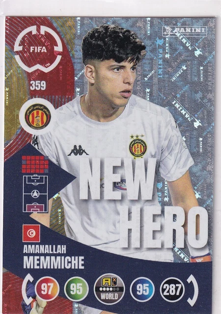 PANINI 2025 FIFA Club World Cup 25 Card No. 359 Amanallah Memmiche New ...