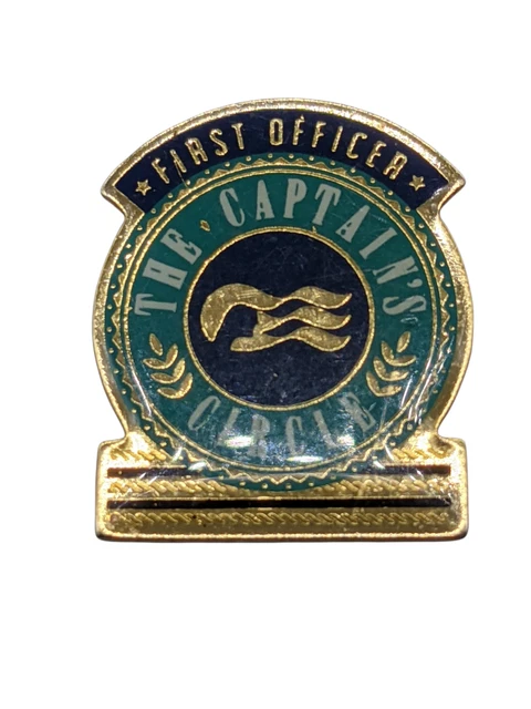 VINTAGE PRINCESS CRUISE First Officer The Captains Circle Enamel Lapel ...