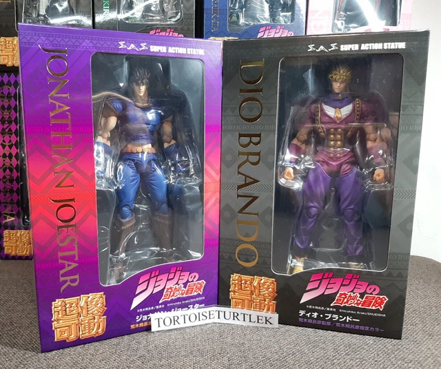 JOJO SUPER ACTION Statue Part 1 Jonathan Joestar Dio Brando 2PCS SET ...