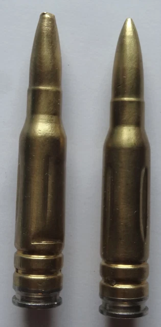 2 STK 7,62X51 Exerzierpatronen Nato .308 Win Pufferpatronen dummy cartridge EUR 3,00 - PicClick DE