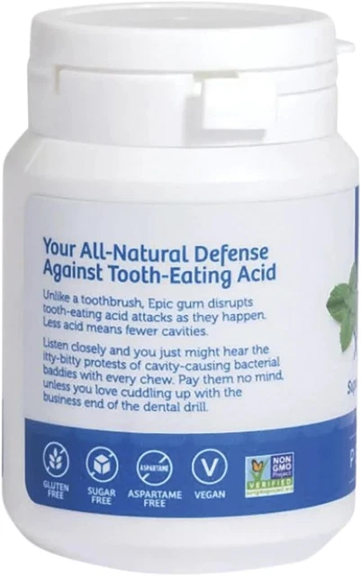 EPIC PEPPERMINT XYLITOL Dental Mints 180 Pieces, 0.105 count $30.81 ...