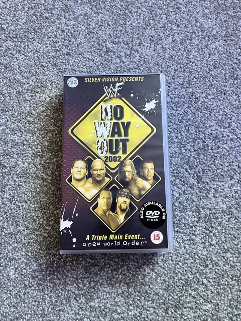 WWE WWF NO Way Out 2002 Vhs £3.00 - PicClick UK