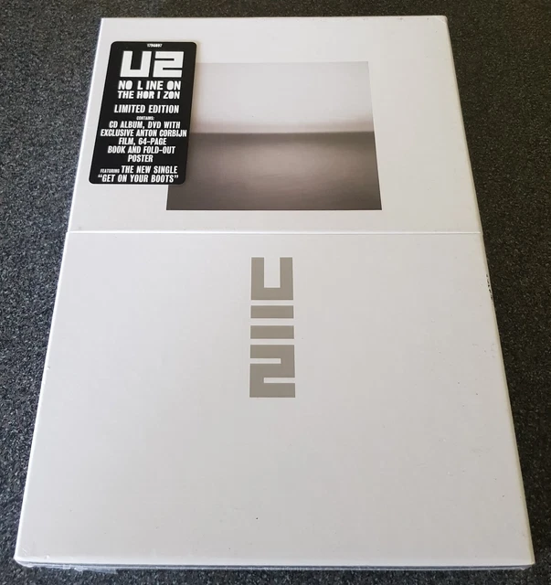 U2-NO LINE ON THE HORIZON-UK/EU 2009 LIMITED CD/DVD/64pp BOOK+POSTER-NEW/SEALED* EUR 63,56 ...