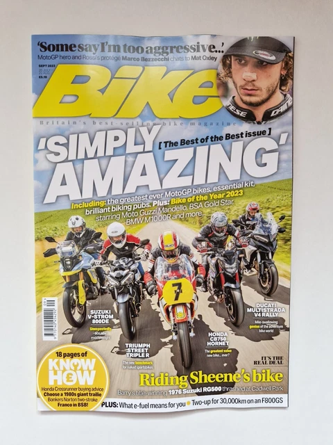 BIKE MAGAZINE 2023 Winner MotoGP BSA Gold Star BMW Suzuki Triumph Honda Ducati £2.99 - PicClick UK