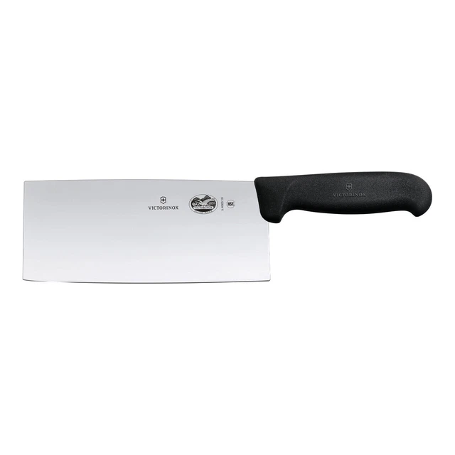 VICTORINOX FIBROX CHINESE Chef's Knife Ultra-Sharp Blade 18cm Meat ...