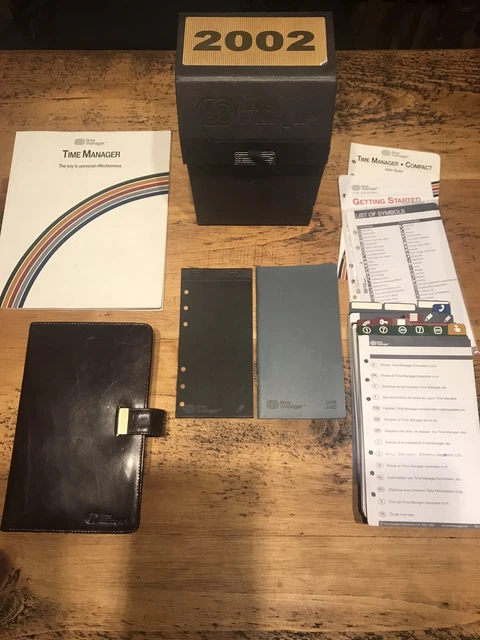 TMI TIME MANAGER Organiser Bundle - Book, Refill Sheets, Box & More! £ ...