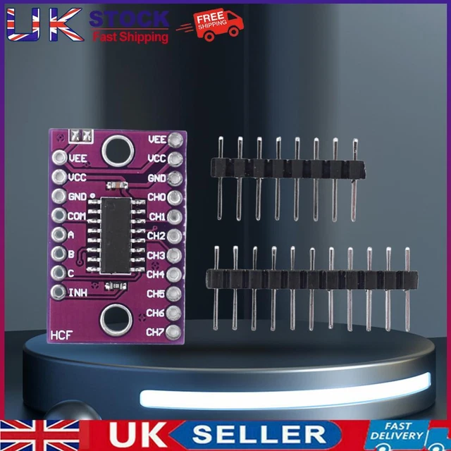 74HC4051 CD4051 8-CHANNEL-MUX Electronic Switch Multiplexers for Arduino £4.99 - PicClick UK