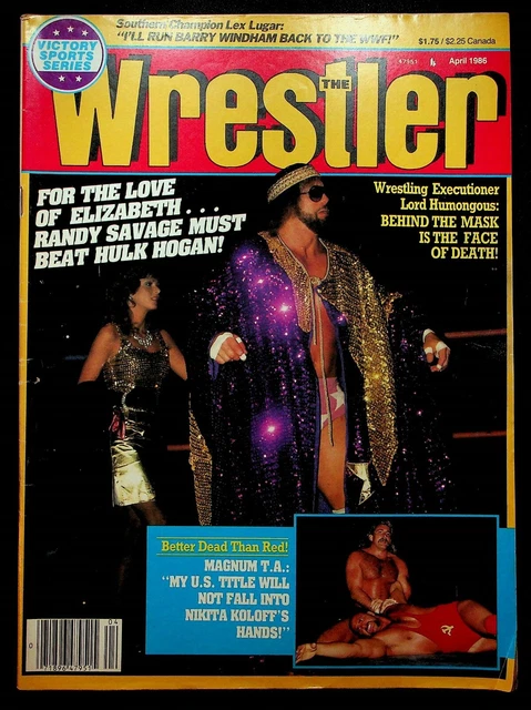 VINTAGE THE WRESTLER Magazine April 1986 Pro Wrestling WWF Macho Man ...