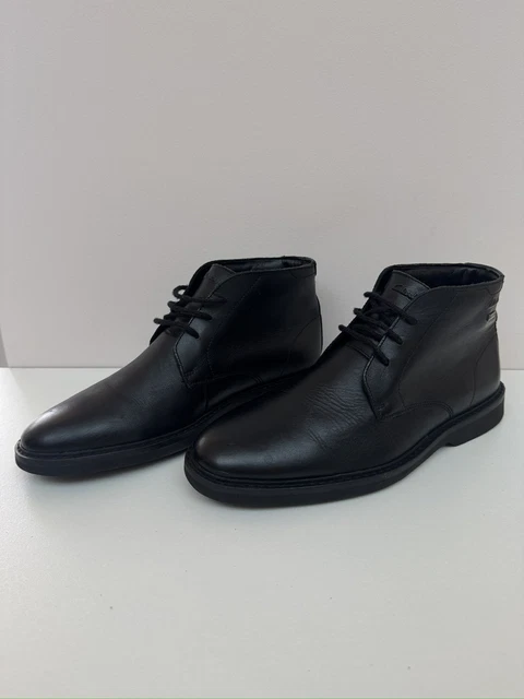 CLARKS ATTICUS LT Hi GORE-TEX: Black Leather - Men's UK 6.5 - Very Good ...