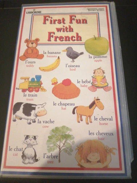 FIRST FUN WITH French VHS Video Tape £4.99 - PicClick UK