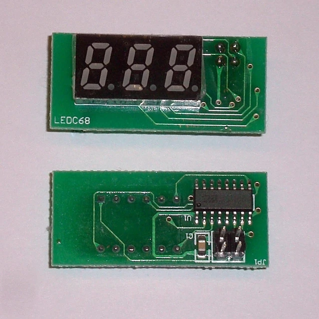 LED TM1651 I2C 3 Digit Ziffern 7-Segment Display Modul Arduino Raspberry Pi rot EUR 1,90 ...