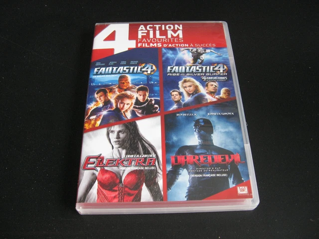 4 ACTION FILM Favorites DVD Fantastic Four Rise Silver Surfer Elektra ...