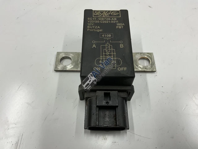 FORD TRANSIT 115 T350l Rwd Battery disconnect relay 6C1T-10B728-AB £35. ...