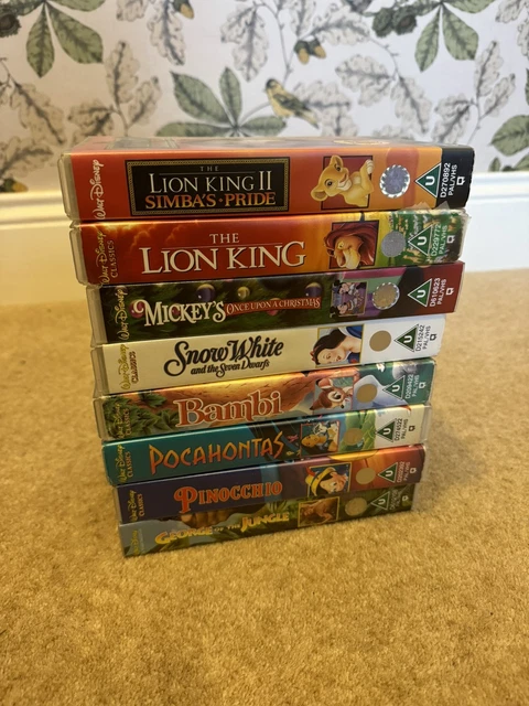WALT DISNEY CLASSICS VHS Video Bundle Job Lot £12.40 - PicClick UK