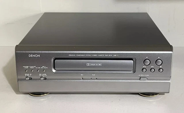 DENON UDR-77 HIFI Stereo personal component system stereo cassette tape ...
