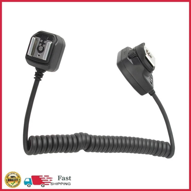 OFF-CAMERA FLASH SYNC Extension Cord 1.2m Camera Extension Cable for ...