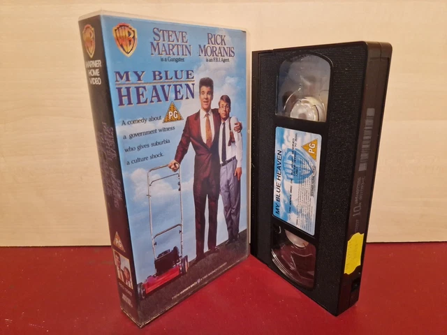 MY BLUE HEAVEN - Steve Martin - Rick Moranis - PAL VHS Video Tape (T417 ...