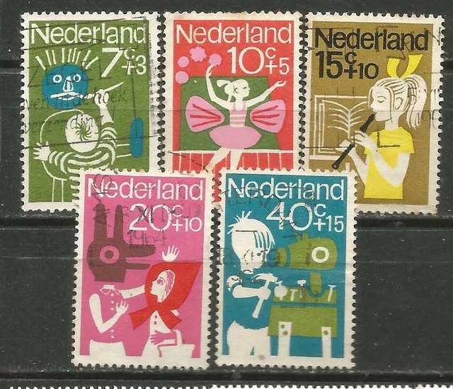 HOLLAND SCOTT# B392-396 Utilisé Pro Enfance 1964 EUR 2,10 - PicClick FR