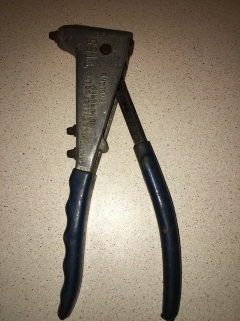 VINTAGE TUCKER TT5A POP BLIND RIVETING GUN / PLIERS TOOL, POP rivet gun ...