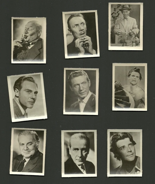 MALE ACTORS 1950S Movie Film Star Vintage Cigarette Cards LOT D £9.31 ...