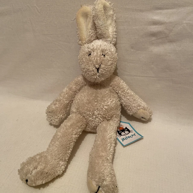 JELLYCAT LIL’ SLACKAJACK Cream Bunny Rabbit small Soft 11” Toy £4.00 ...